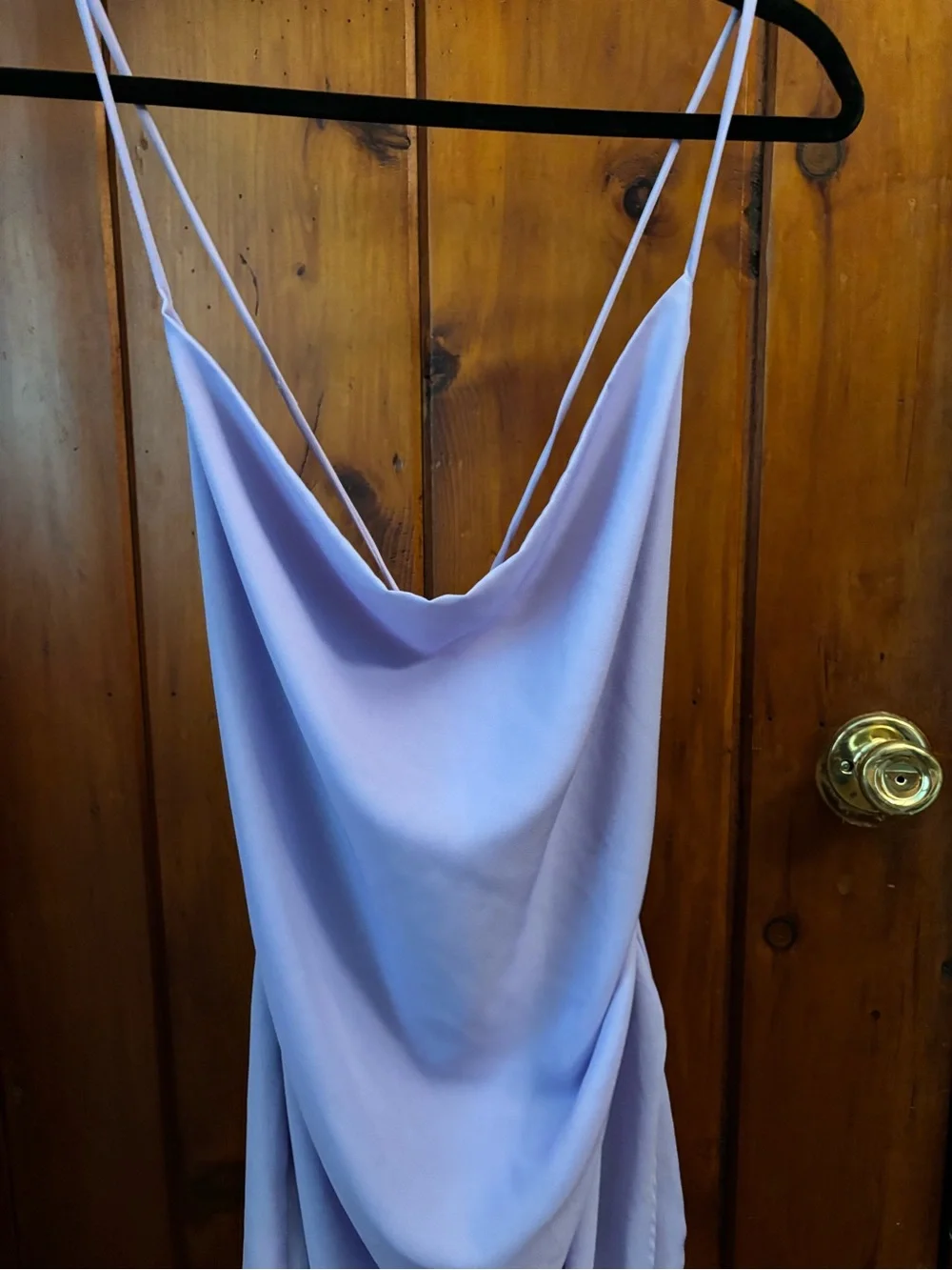 Lucy in the Sky | Dresses | Lucy In The Sky Lavender Cowl Neck Mini ...